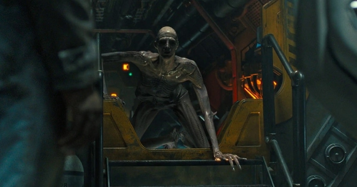 Menneskelig Alien Hybrid Besat Kvinde Eller Fremmed Menneskelig Hybrid